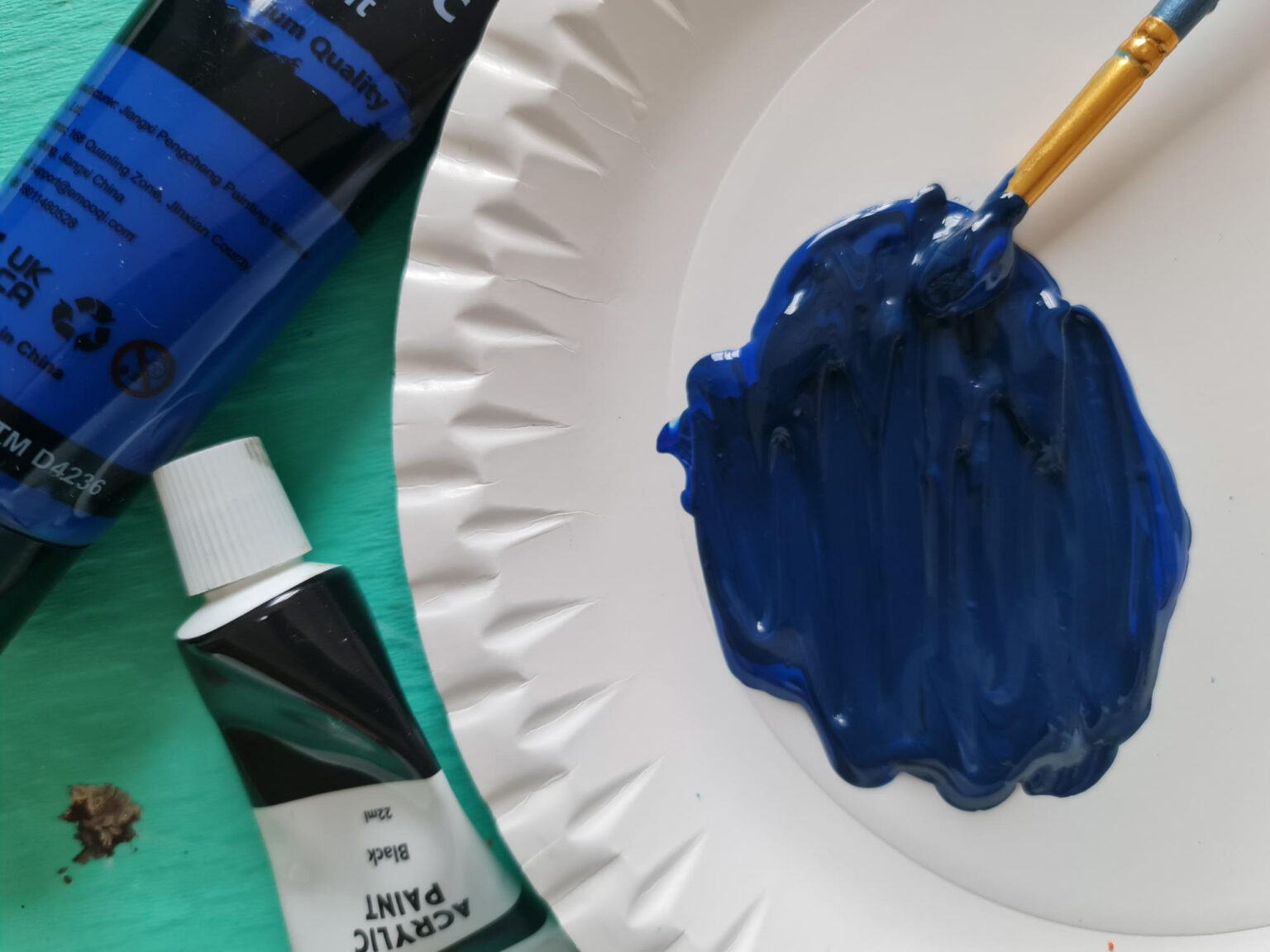 Comment faire du bleu en peinture - Quelles couleurs mélanger