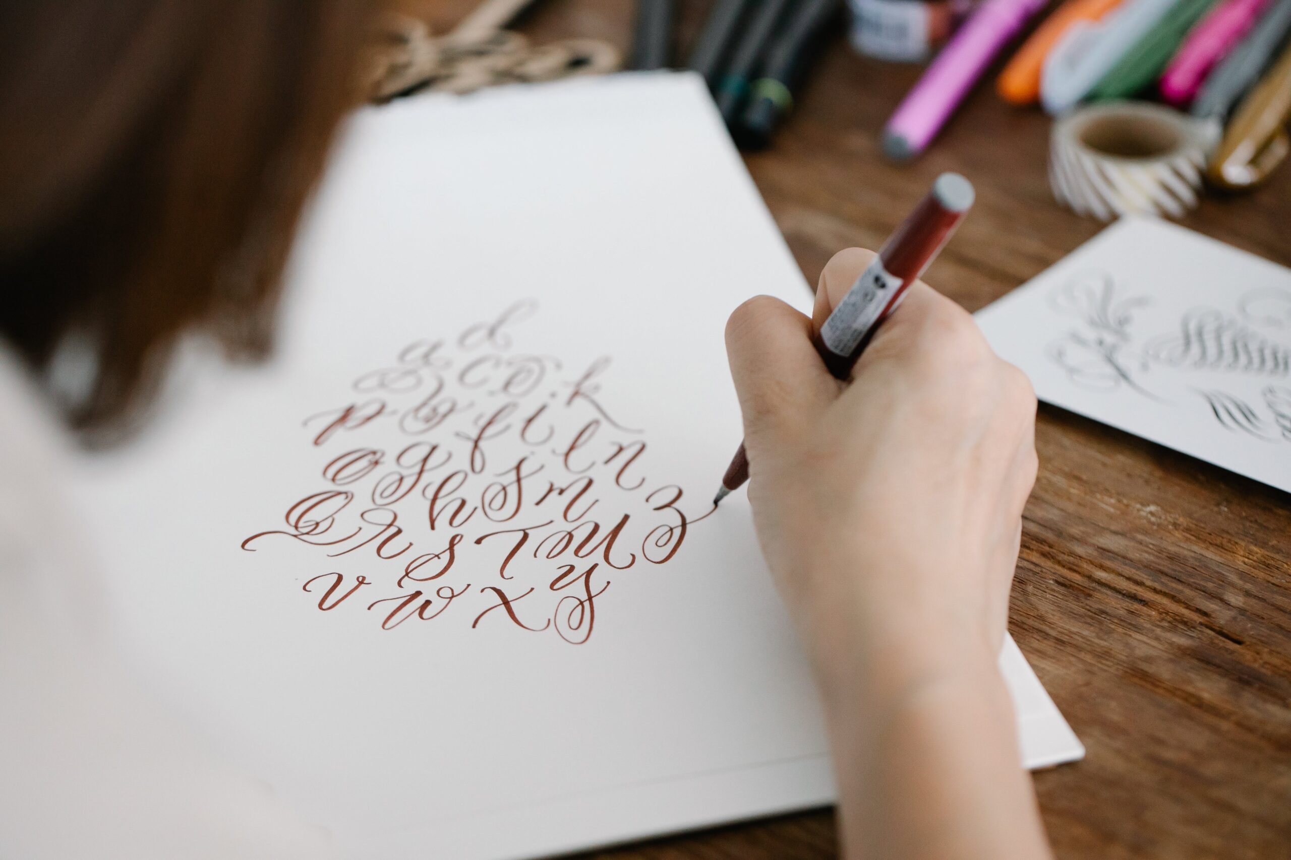 Quelle encre pour débuter en calligraphie
