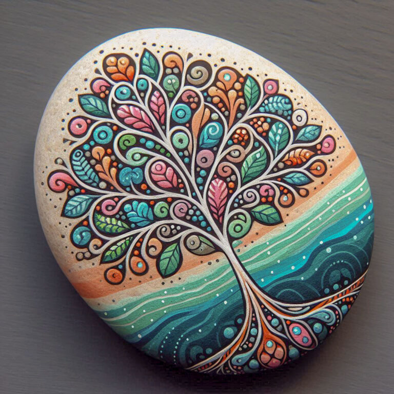 Idées de dessins sur galet faciles à faire et modèles de motifs