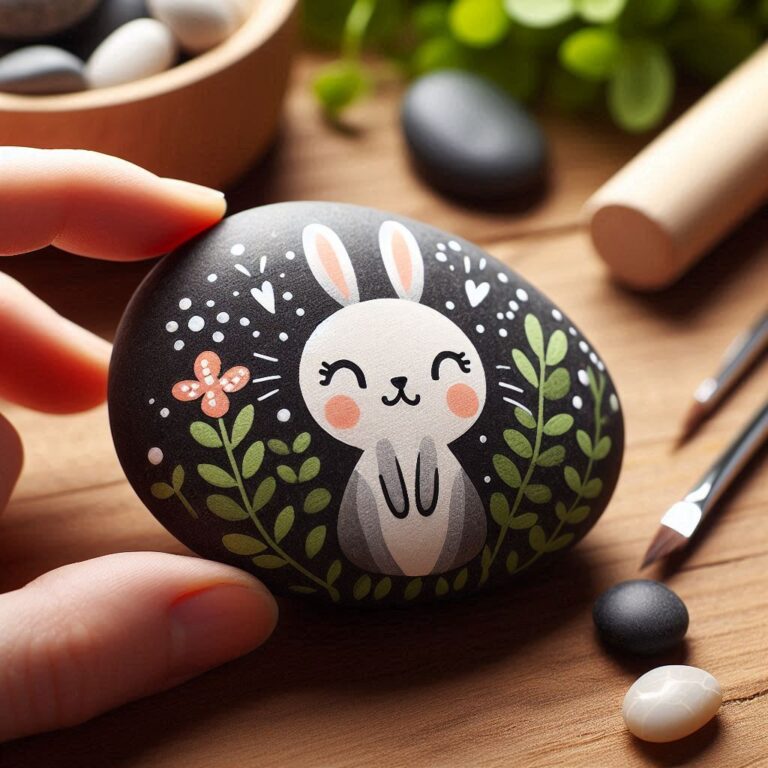 Idées de dessins sur galet faciles à faire et modèles de motifs